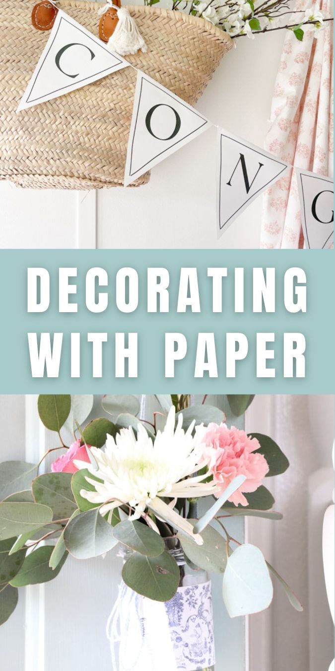Decorating with Paper: Easy Garlands, Wall Art, and More