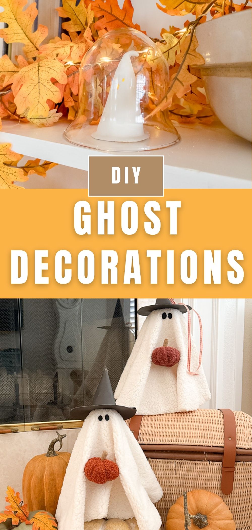 9 DIY Ghost Decoration Ideas for a Charming Halloween Home
