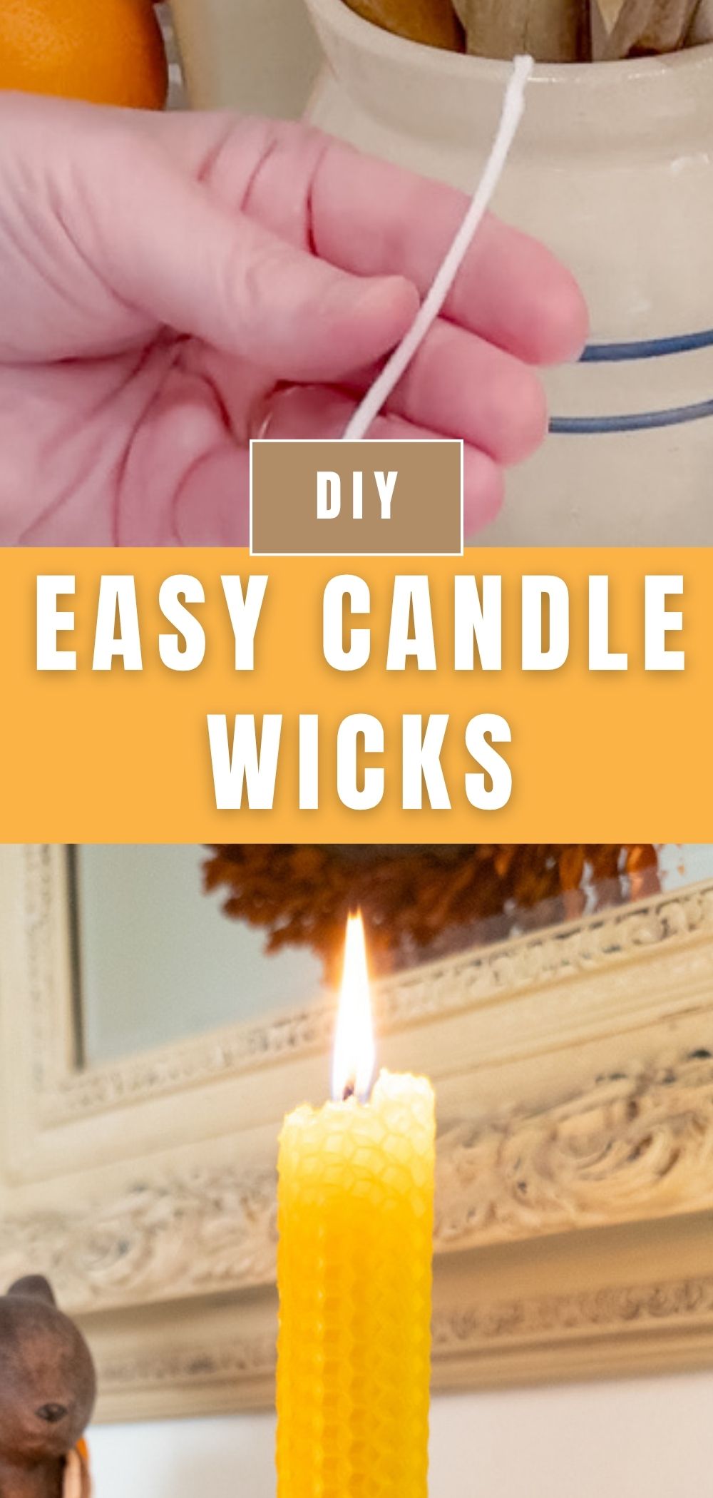 How to Make Candle Wicks (Using Natural Cotton Twine and Beeswax)