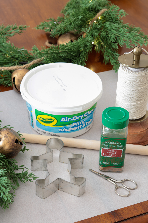 How to Make Air Dry Clay Gingerbread Ornaments